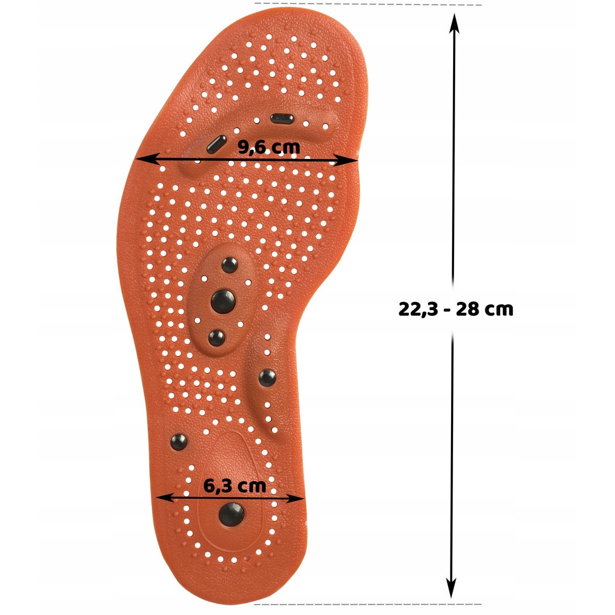 Talpici magnetici de presopunctura, Silicon, Marimi adaptabile 35-40 ...