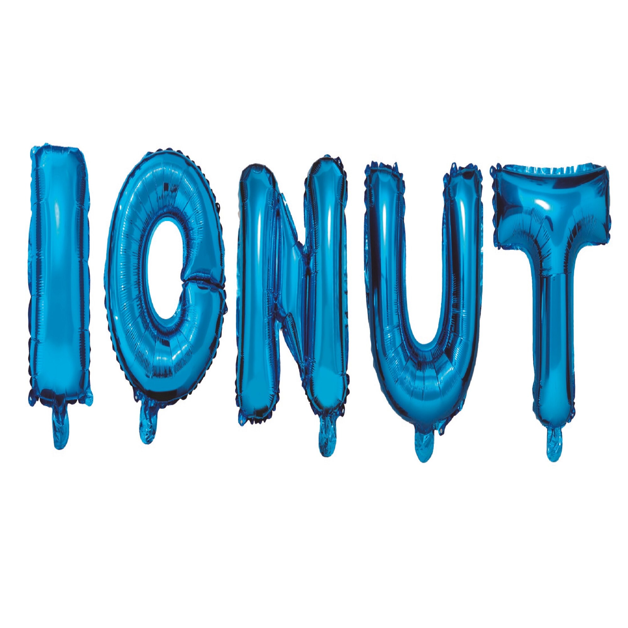 Set Baloane Litere Nume Ionut, Albastru, 40Cm - eMAG.ro