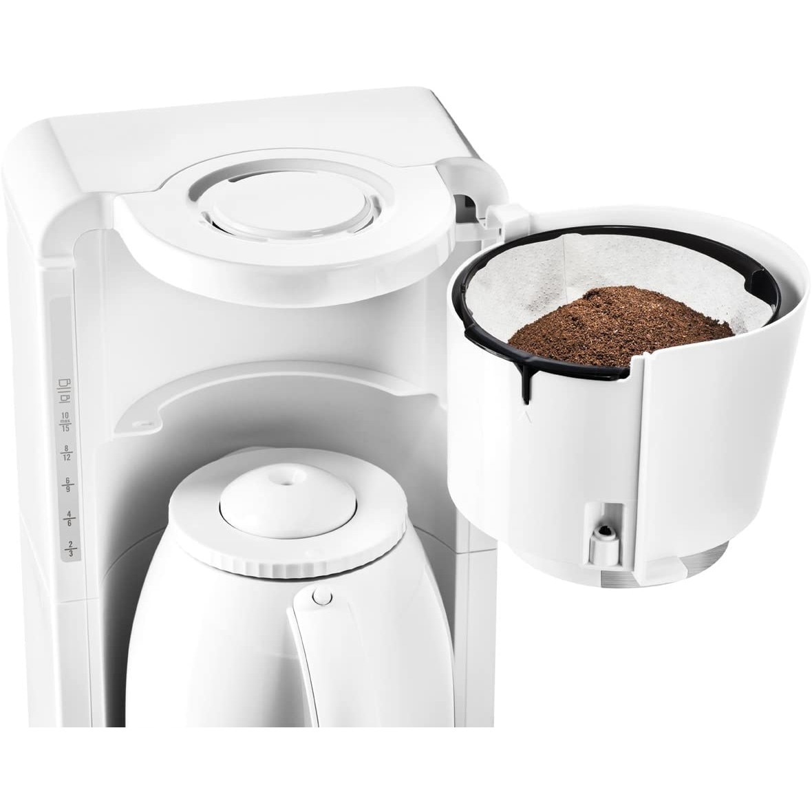 Cafetiera Rowenta CT 3801, 850 W, 1,25 l, 12 cesti Alb - eMAG.ro