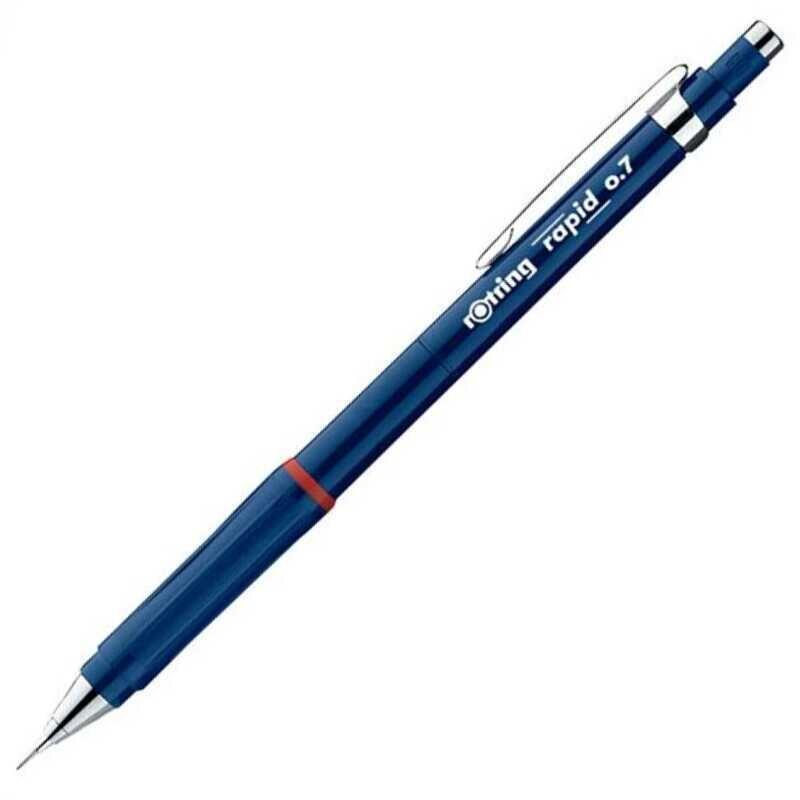Creion mecanic Rotring Rapid, 0.7 mm, Albastru - eMAG.ro