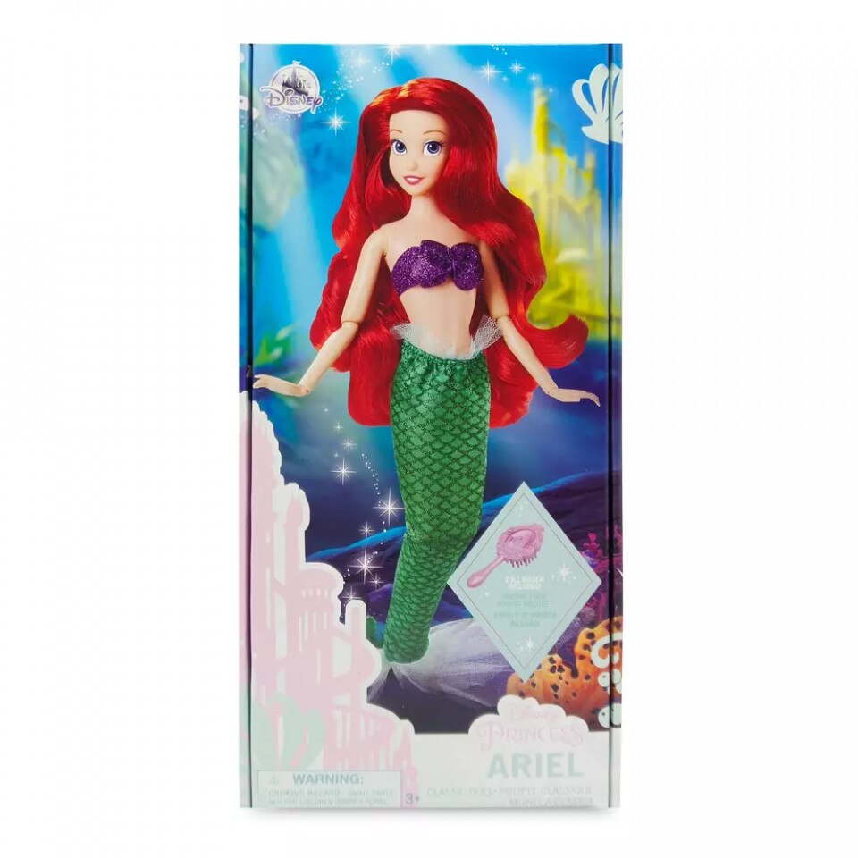 Papusa Ariel Classic, Eco, Disney, 29 cm - eMAG.ro