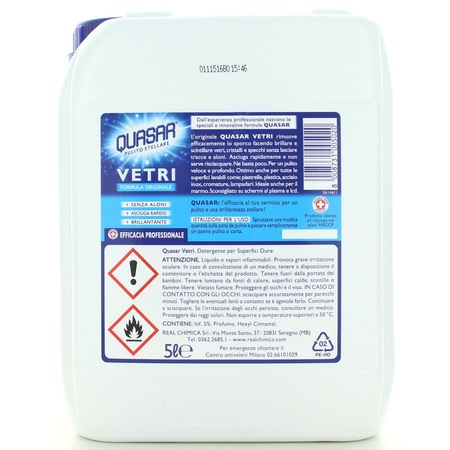 Solutie Geamuri Quasar Vetri Original, 5 L - eMAG.ro