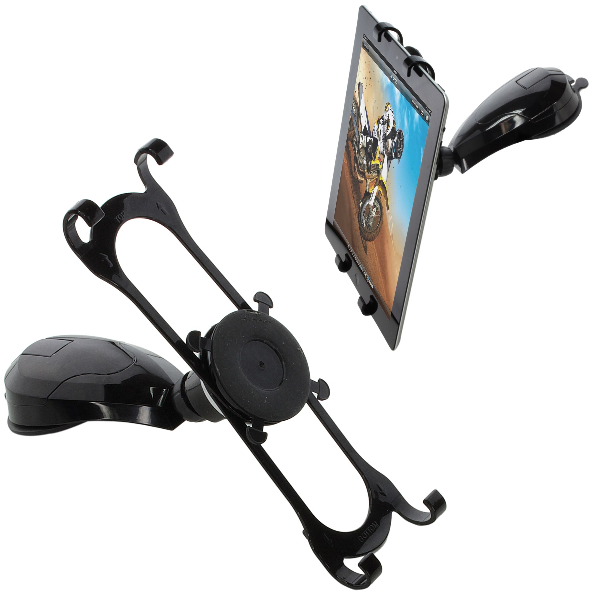 Suport auto universal Kit pentru tableta 7"-10", Black - eMAG.ro