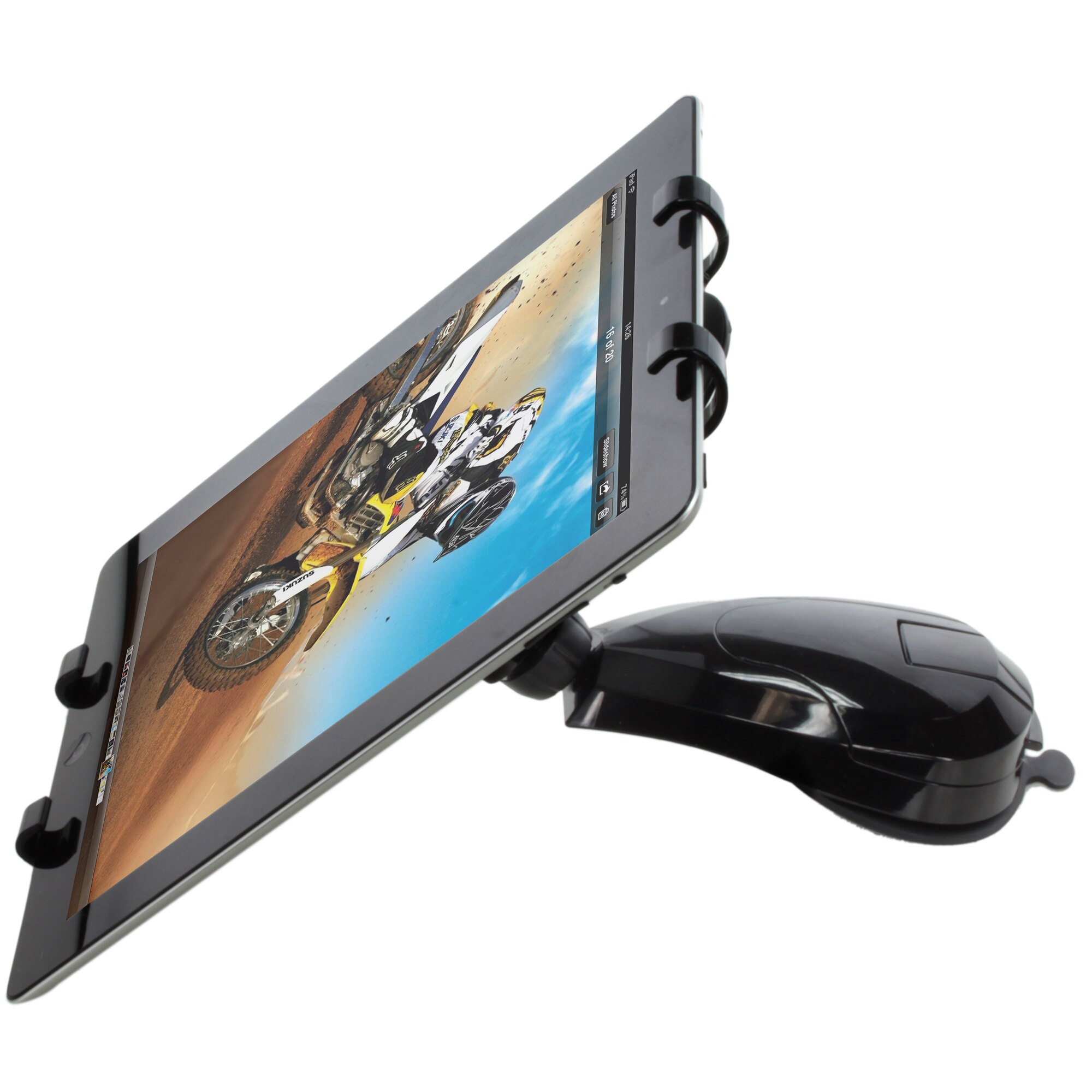 Suport auto universal Kit pentru tableta 7"-10", Black - eMAG.ro