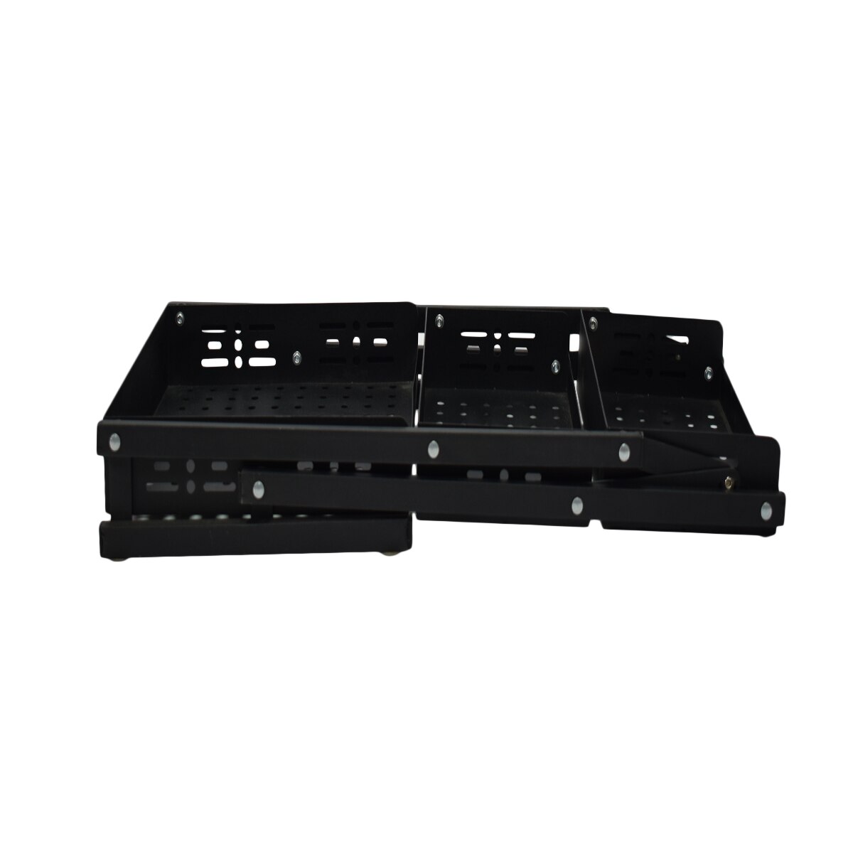 Raft pliabil cu 3 polite, D3427 33x31x55 cm Negru - eMAG.ro