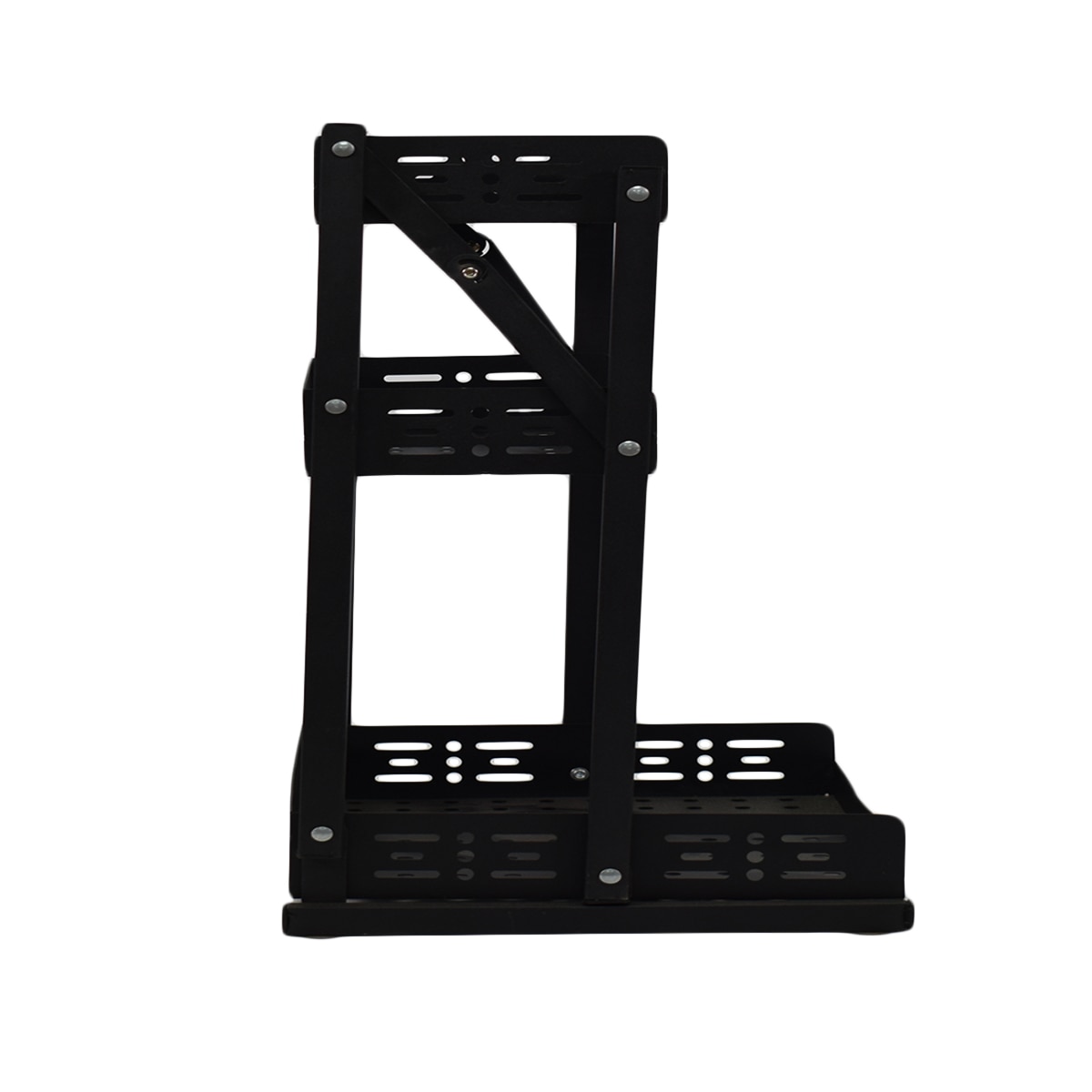 Raft pliabil cu 3 polite, D3427 33x31x55 cm Negru - eMAG.ro