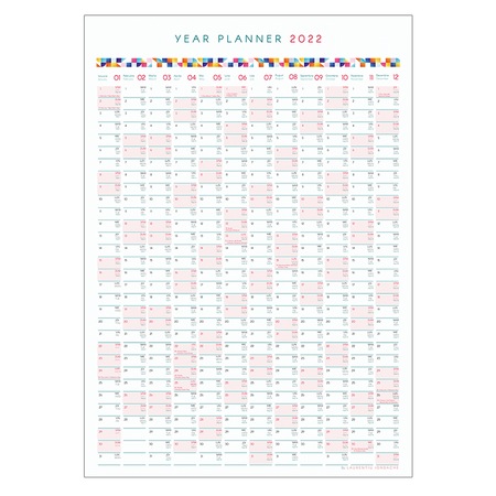 Calendar Planner Anual A2 vertical 2022 romana/engleza - eMAG.ro
