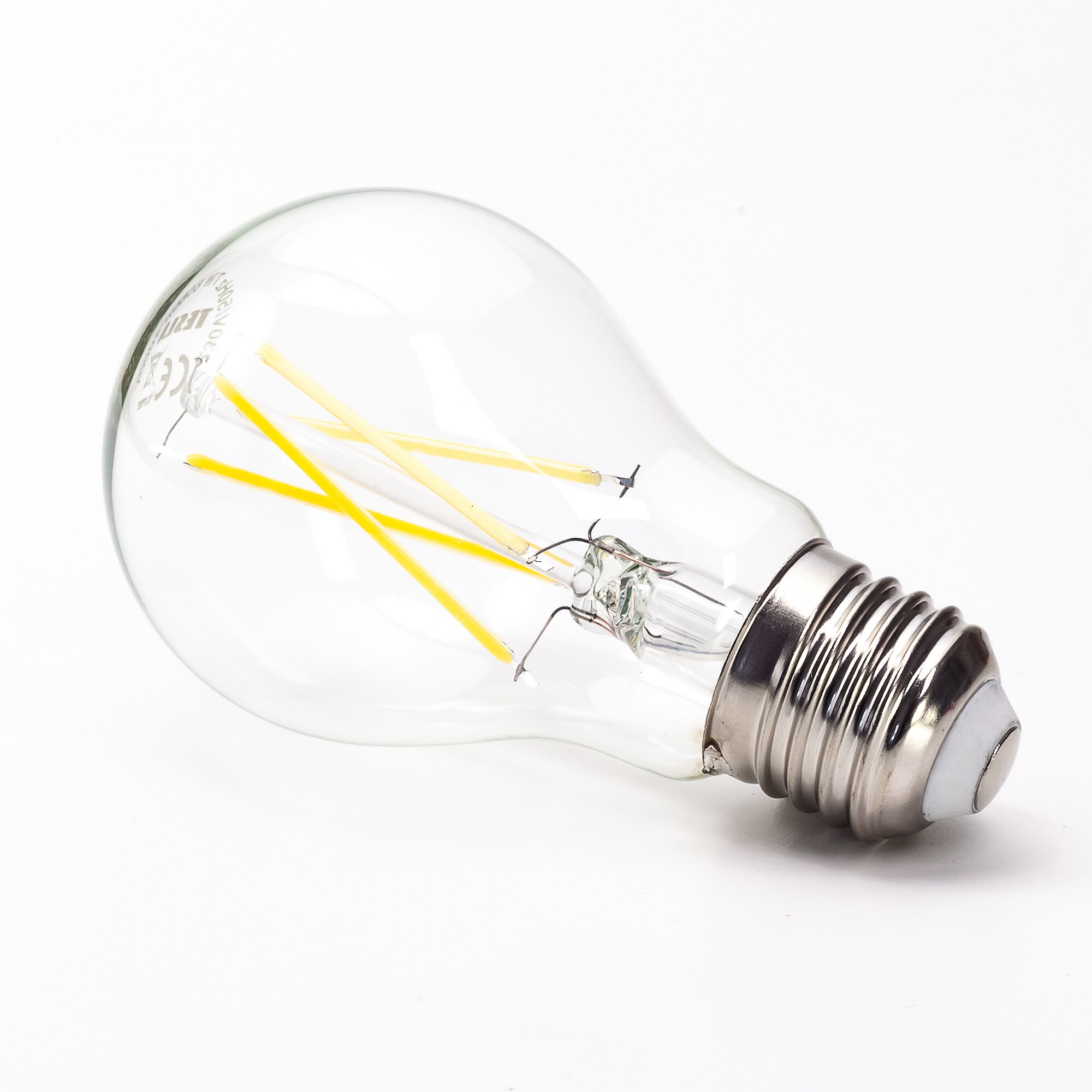 Bec led Cristal Retro Filament TESLA Lighting 7W, E27, 230V, 806 lm, 25 ...