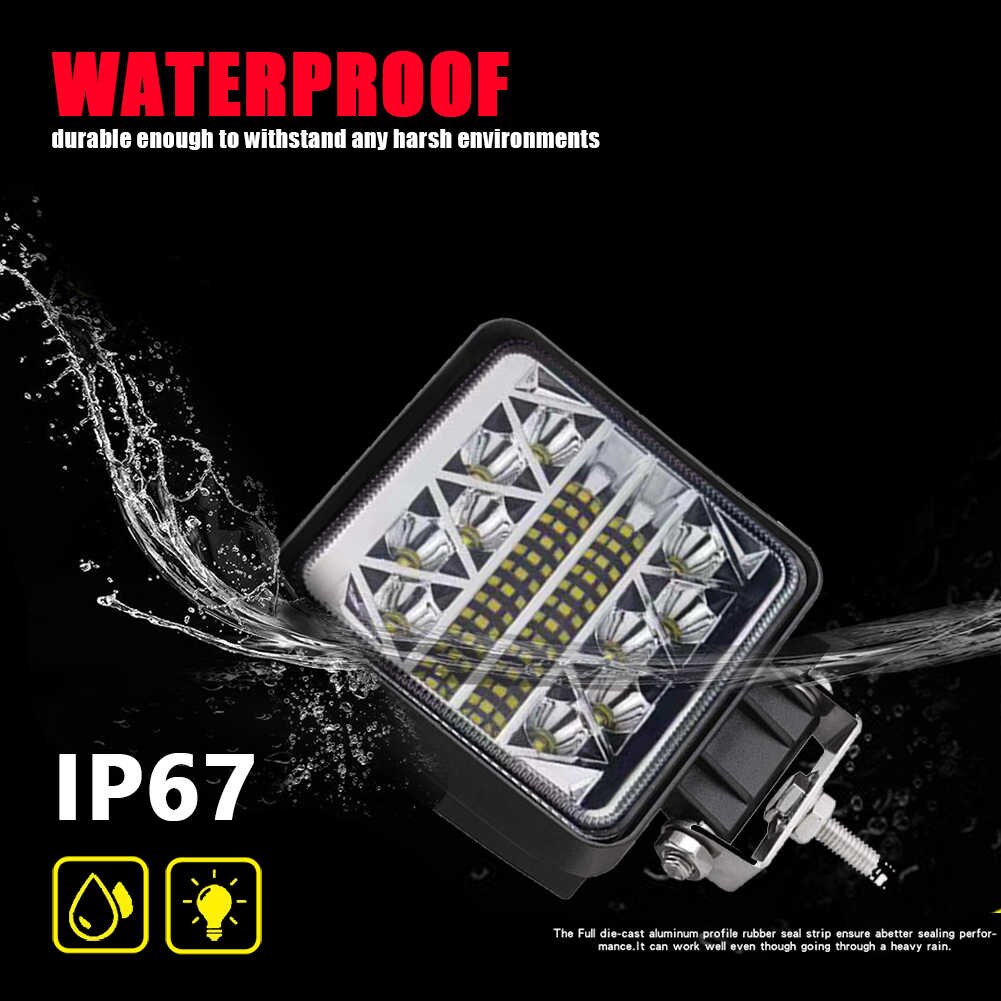 LED Lampa Flexzon Lumina Ceata Iluminat 108W 12V / 24V Combo Spot/Flood Beam Exterior Jeep ...