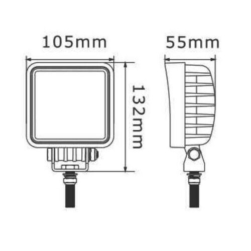 Proiectoar, Flexzon, LED, Profesionist, 27W 12V-24V, 10 Cm, 9 Leduri ...