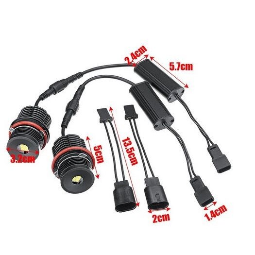 Led marker angel eyes BMW E39 E53 E60 E61 E63 E83 E87 2x40W - eMAG.ro