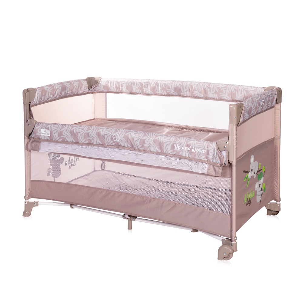 Сгъваема кошара Lorelli Up and Down, 2 нива, String Koalas - eMAG.bg