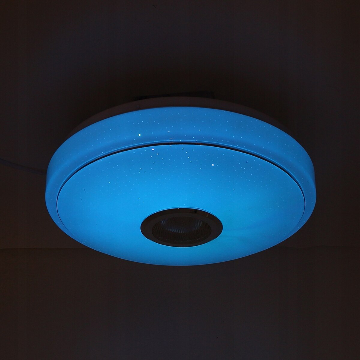 Plafoniera cu LED, RGB, Bluetooth, Muzica, Telecomanda, 33 cm, Alb ...