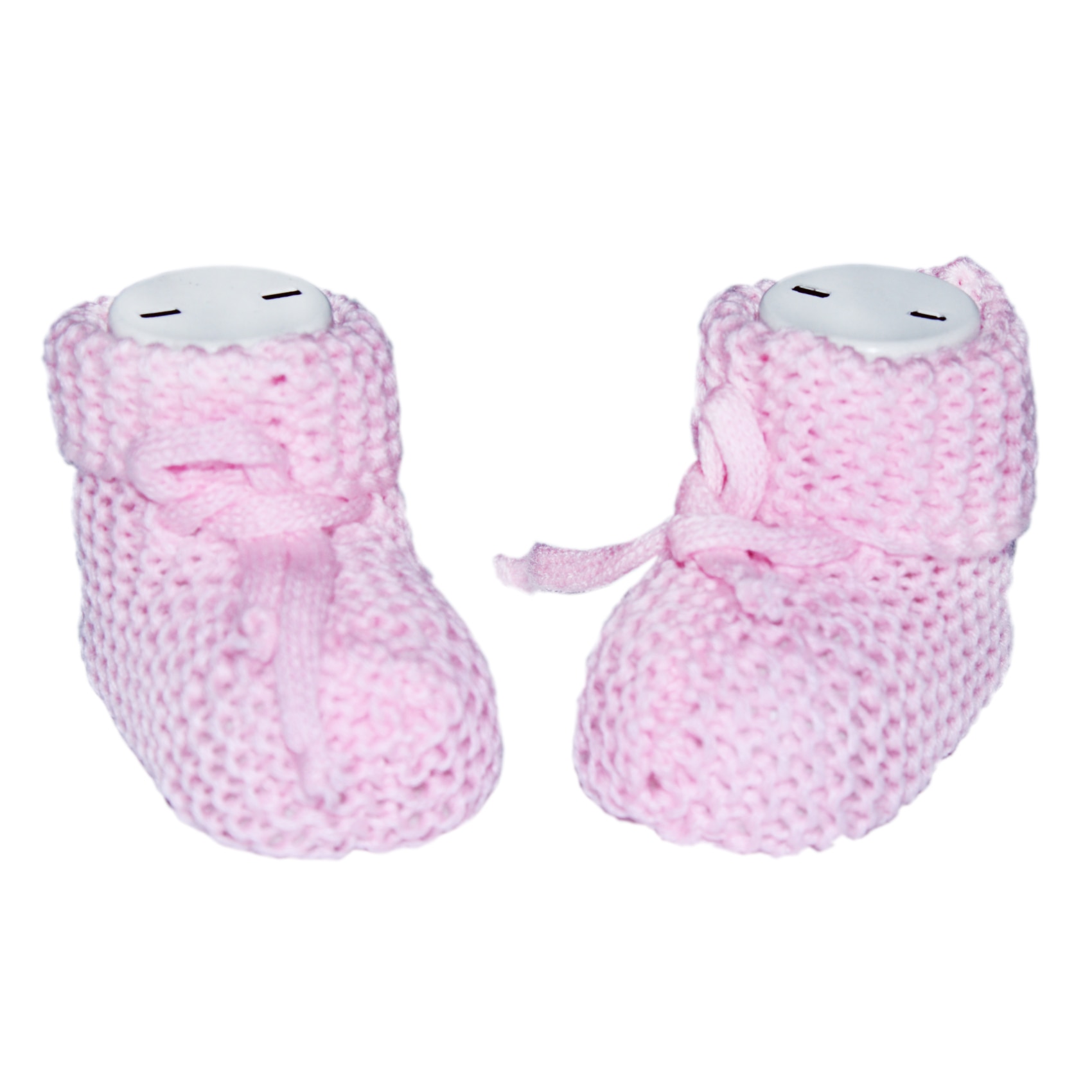 Botosei tricotati pentru bebelusi, roz, REC1629, 3-6 luni - eMAG.ro