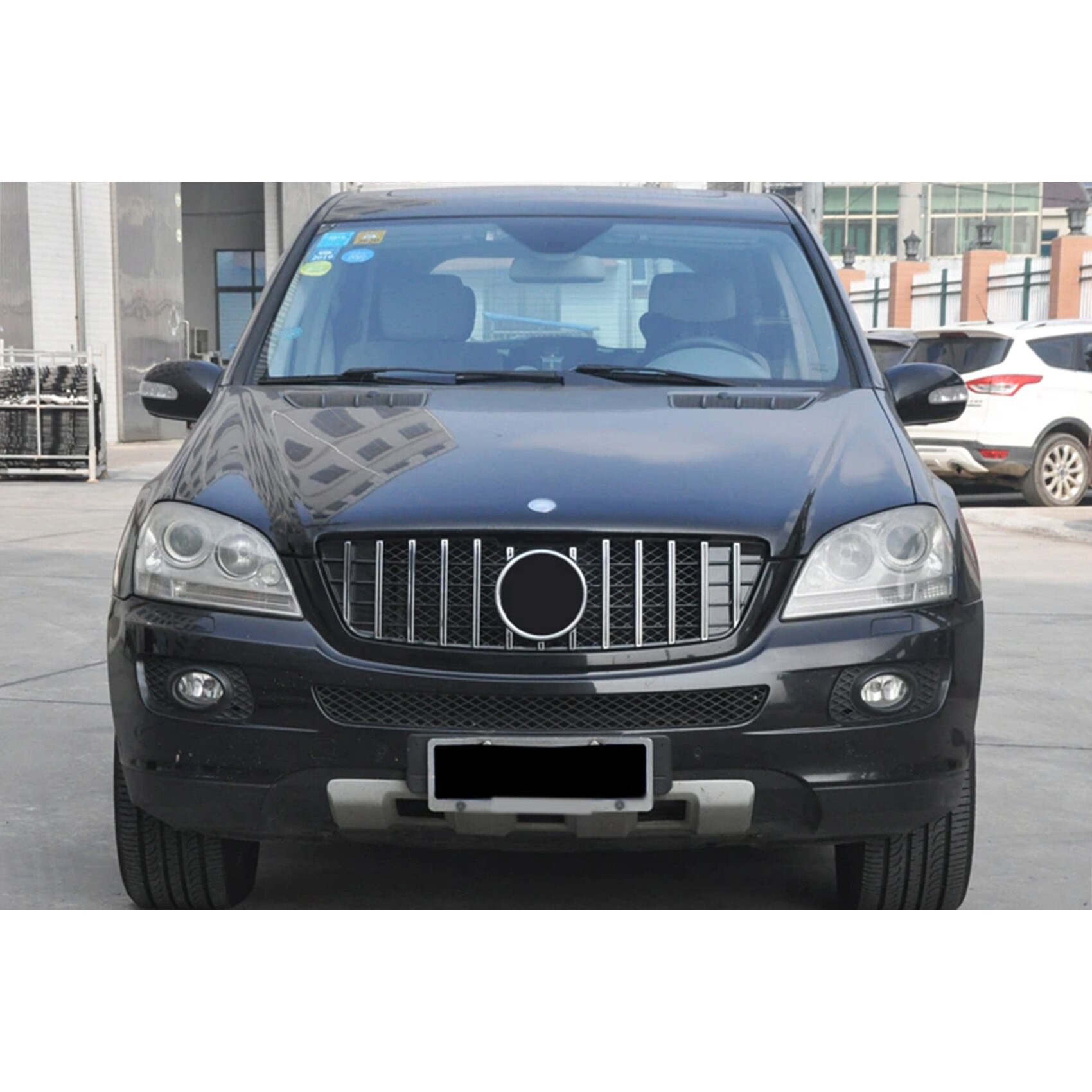 Централна решетка, съвместима с Mercedes ML W164 (2008-2011) Black ...
