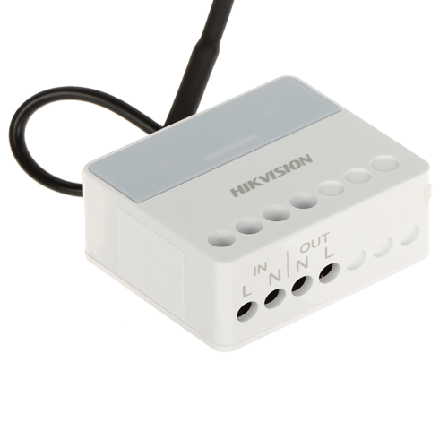 Modul releu AX PRO Hikvision DS-PM1-O1H-WE 1 x output NO/NC (AC 100~240 ...