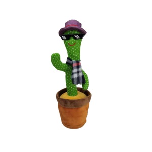 Jucarie interactiva Cactus Vorbitor si Dansator,32cm,cu costumas texan ...
