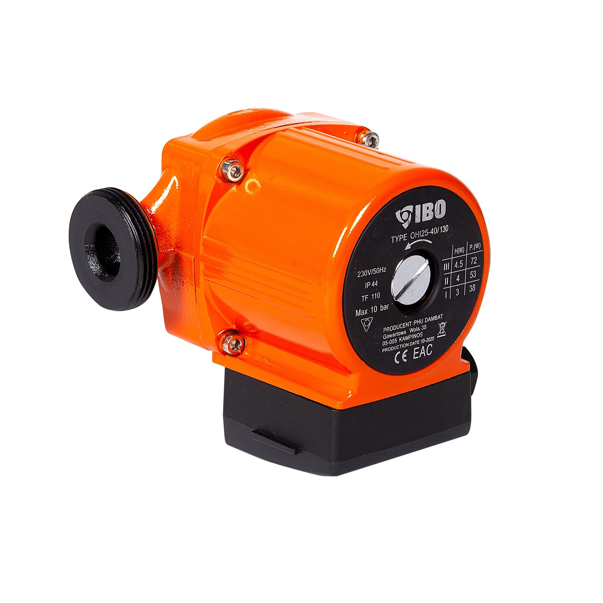 Pompa recirculare centrala Ibo Dambat OHI 25-40/130, debit maxim 48l ...