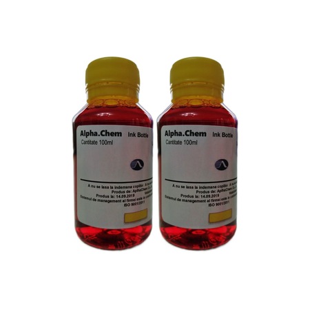 Pachet Flacon Cerneala AlphaChem Compatibil HP (22) 2x100ml C9352AE ...