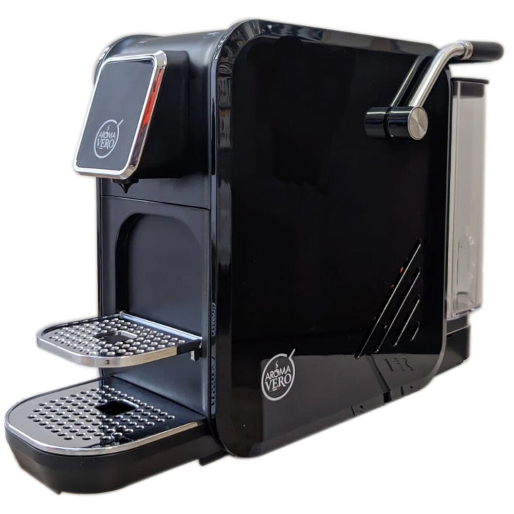 Espressor compatibil cu capsule Aroma Vero, 20 bar, 0.75 l, Negru, 1400 ...