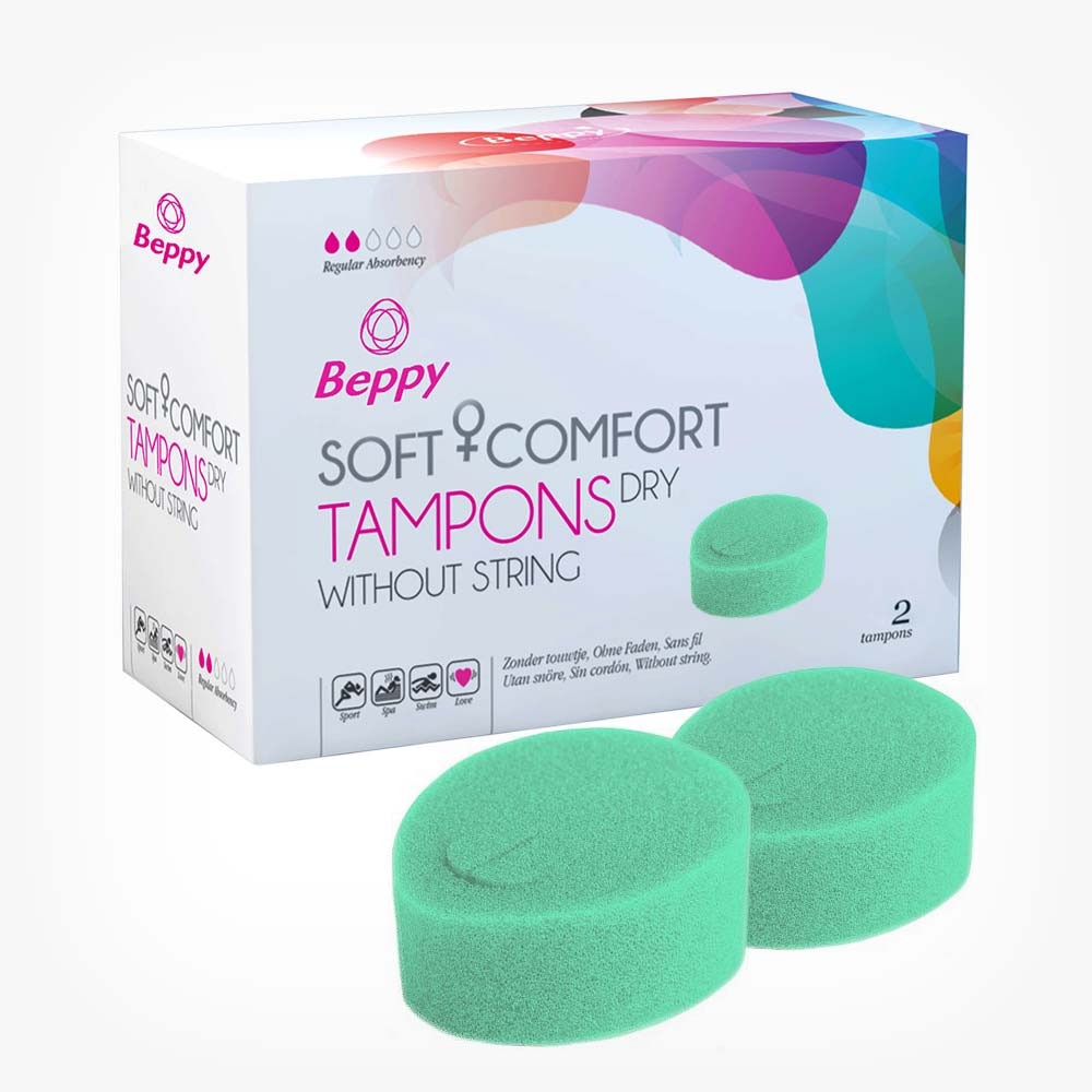 Tampoane interne - bureti menstruatie, Beepy & Comfort Dry, 2 buc - eMAG.ro