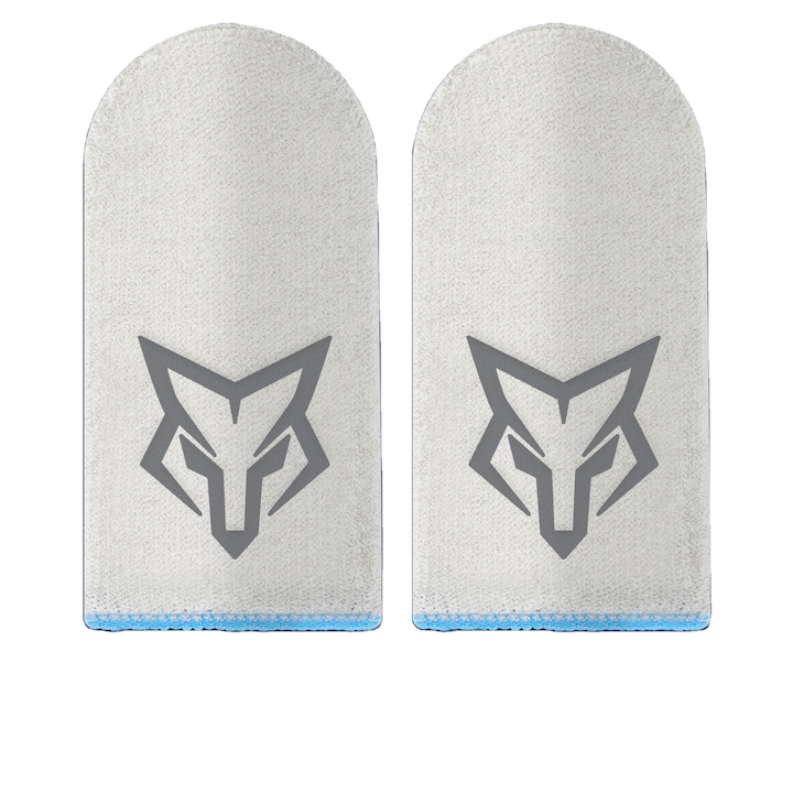 Set 2 x Manusi gaming profesionale, model Fox SilverBlue v5 fibra Glass ...