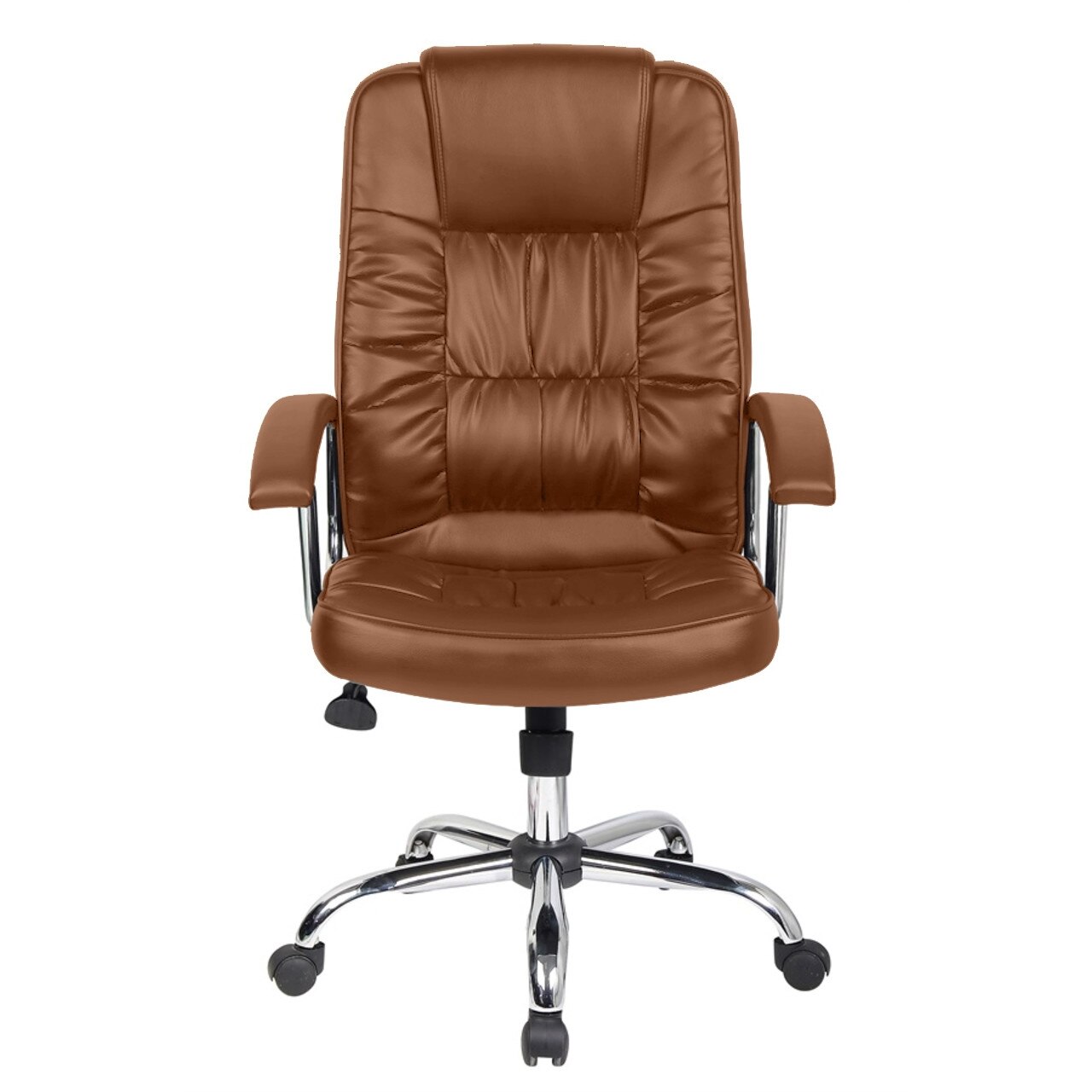Scaun de birou Bedora Abraj, Piele ecologica, Ergonomic, Coffee - eMAG.ro