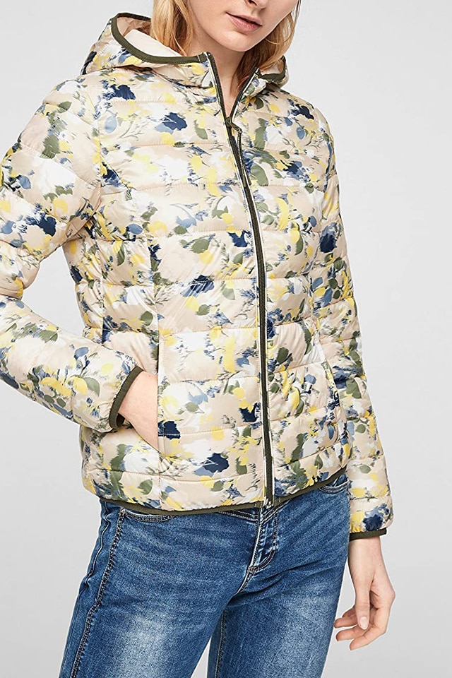 Geaca matlasata dama 'Q/S designed by' S.Oliver dama, multicolor, XS ...