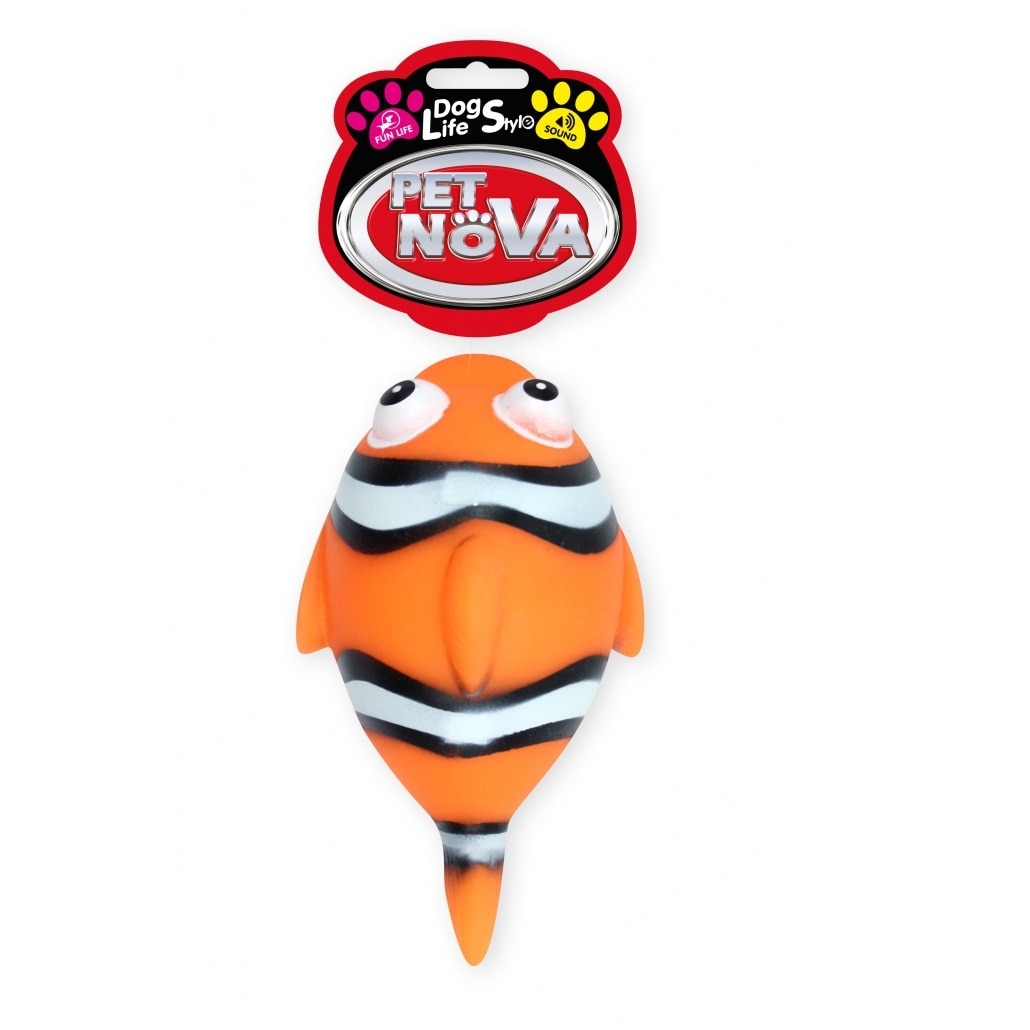 Jucarie pentru caine Pet Nova, Nemo Fish, 13,5 cm - eMAG.ro