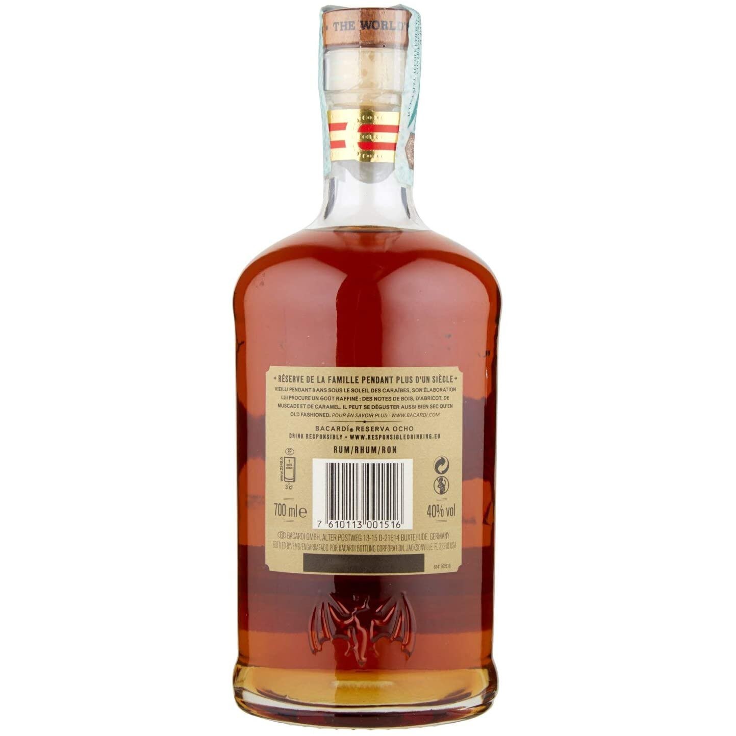 Rom Bacardi Reserva Ocho, 40%, 0.7 l - eMAG.ro