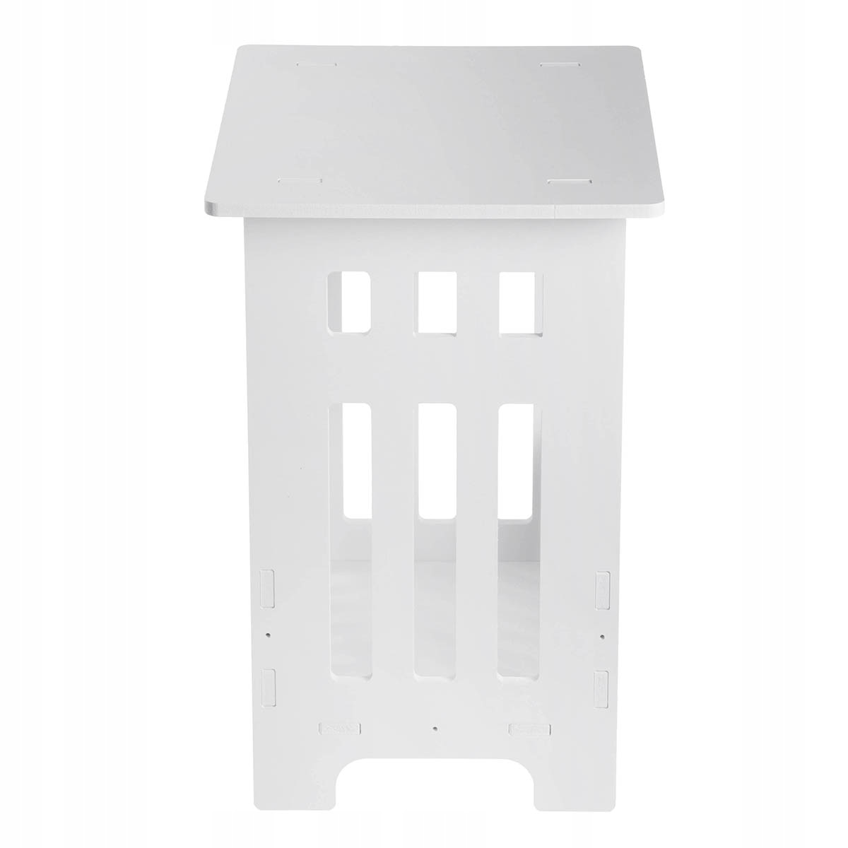 Noptiera cu doua rafturi, PVC, 32 x 26 x 40 cm, Alb - eMAG.ro