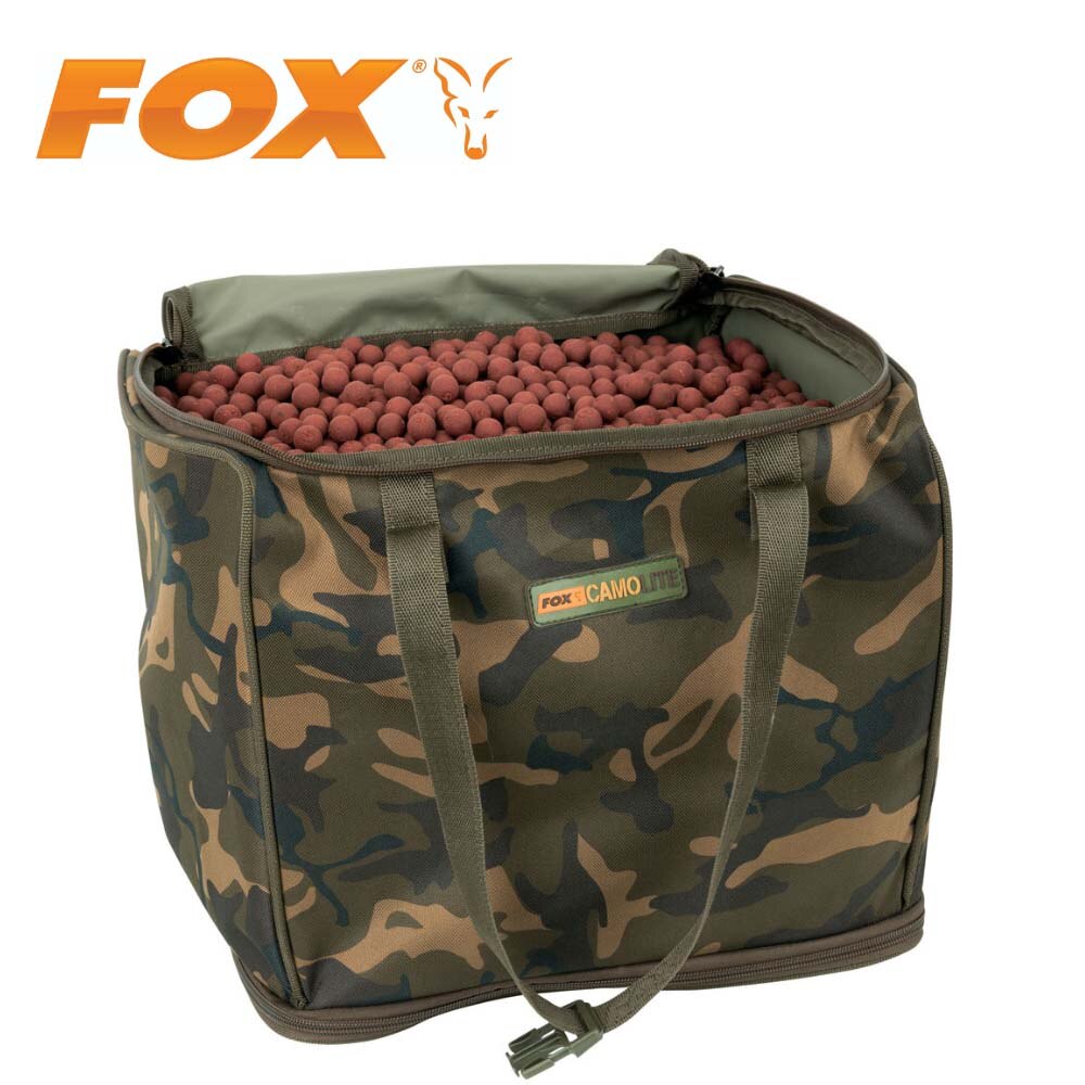 Geanta pentru pescuit, kaki, Fox Camolite Bait Air Dry Large - eMAG.ro