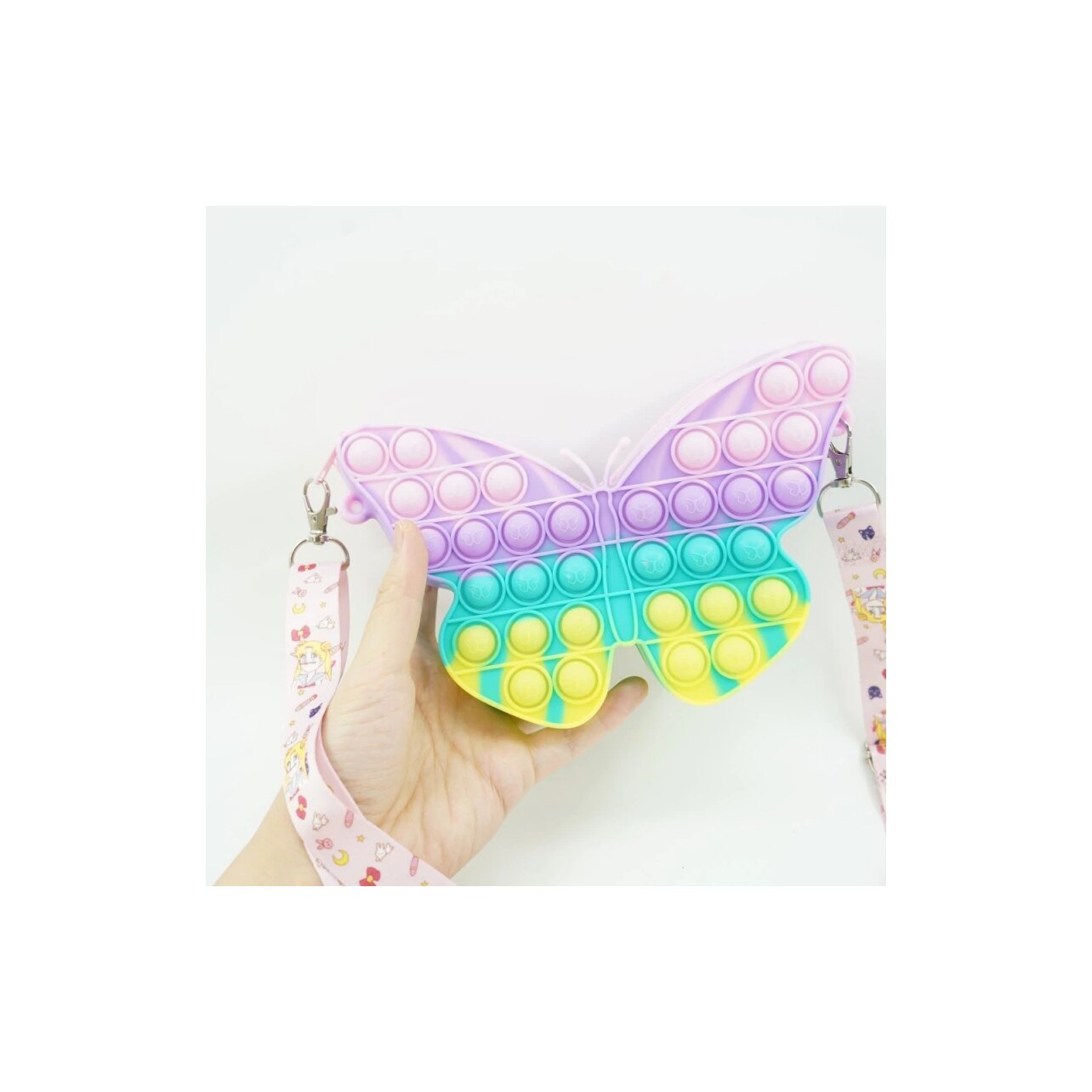 Jucarie Mini Geanta Pop It - Fluturas, Multicolora - eMAG.ro