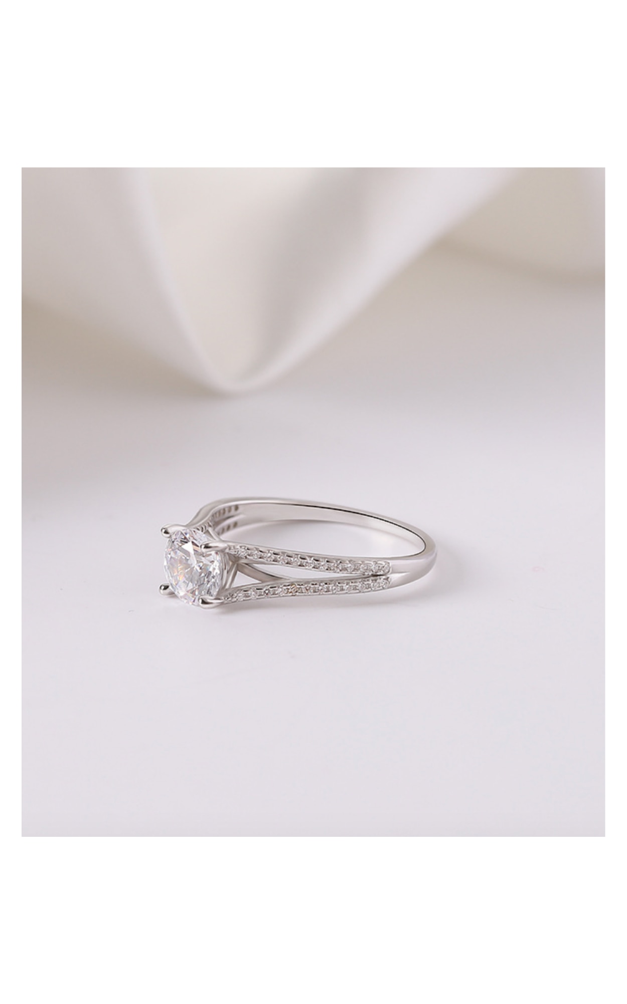 Inel de logodna din Argint 925 Devotion - eMAG.ro