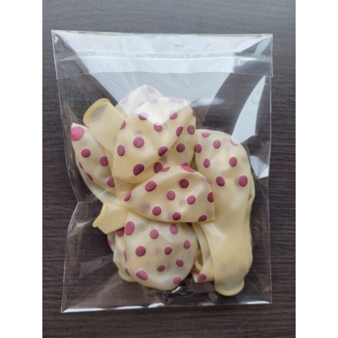 Set 20 baloane latex transparente cu buline roz 30 cm - eMAG.ro