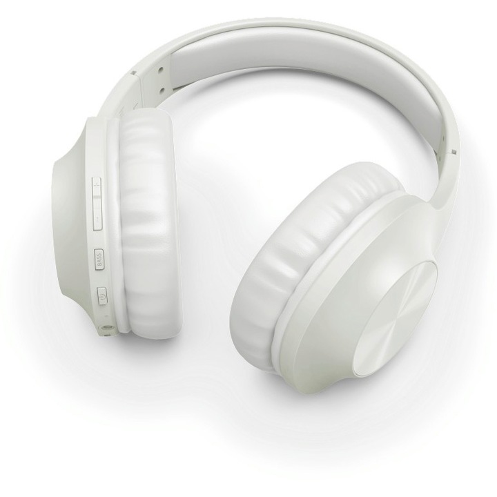 Casti audio over ear Hama Calypso, Bluetooth, alb - eMAG.ro