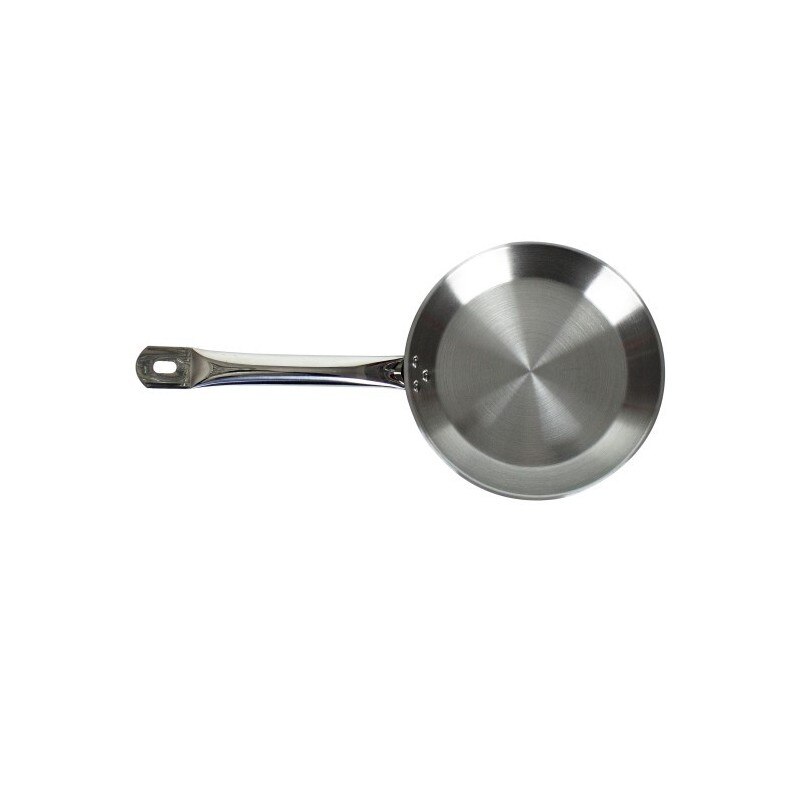 Tigaie profesionala inox 24x4,5 cm, AZHOME - eMAG.ro