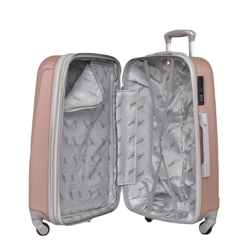 Set Valize, Perfect line, ABS, 73 x 32 x 47 cm, Extender, 4 buc, Roz ...