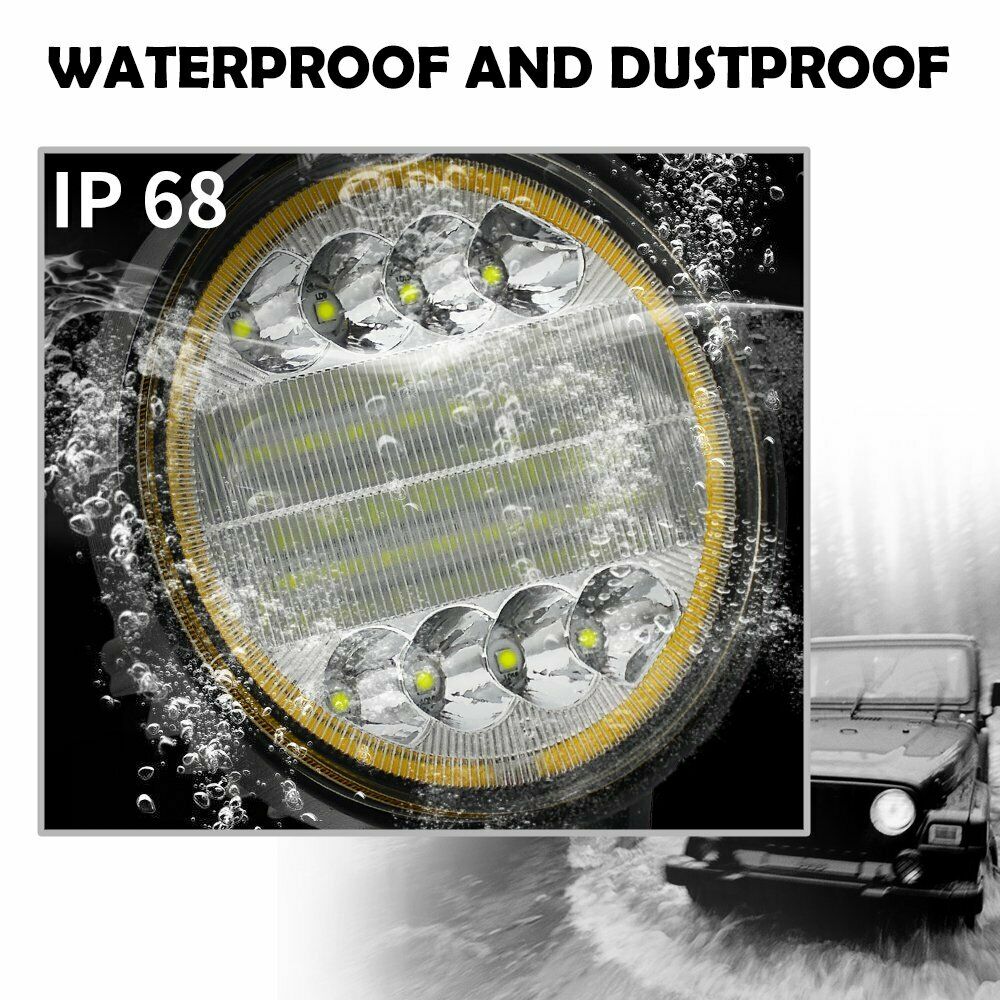 Lampa LED Flexzon, Lumina Ceata, Iluminat, 72W, 12V / 24V, Combo, Spot/Flood Beam, Exterior ...