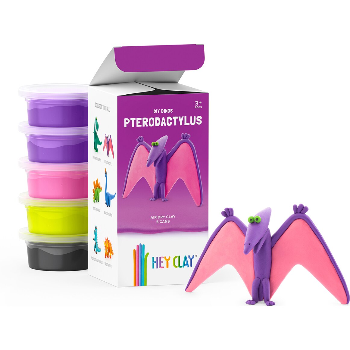 Set Hey Clay DIY Dinos - Pterodactylus - eMAG.ro