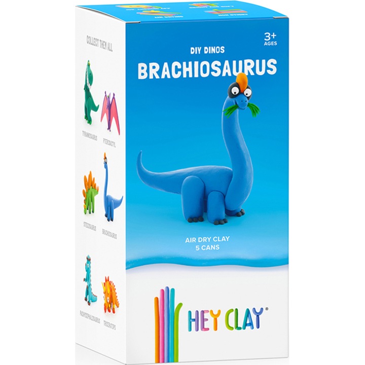 Set Hey Clay DIY Dinos - Brachiosaurus - eMAG.ro