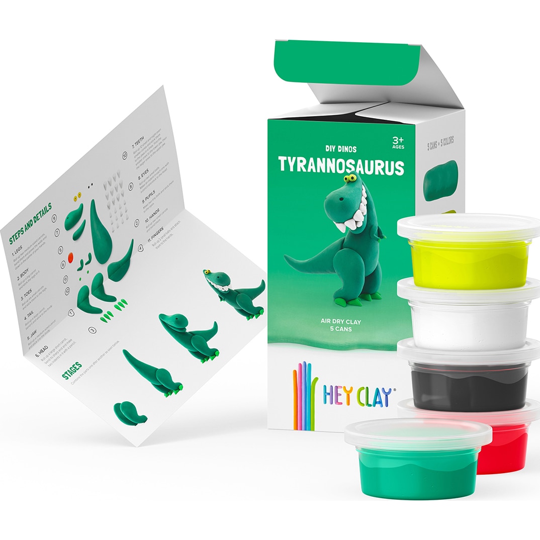 Set Hey Clay DIY Dinos - Tyrannosaurus - eMAG.ro
