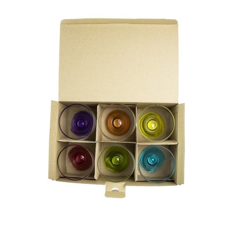 Set 6 cupe inghetata 305 ml colorate, AZHOME - eMAG.ro