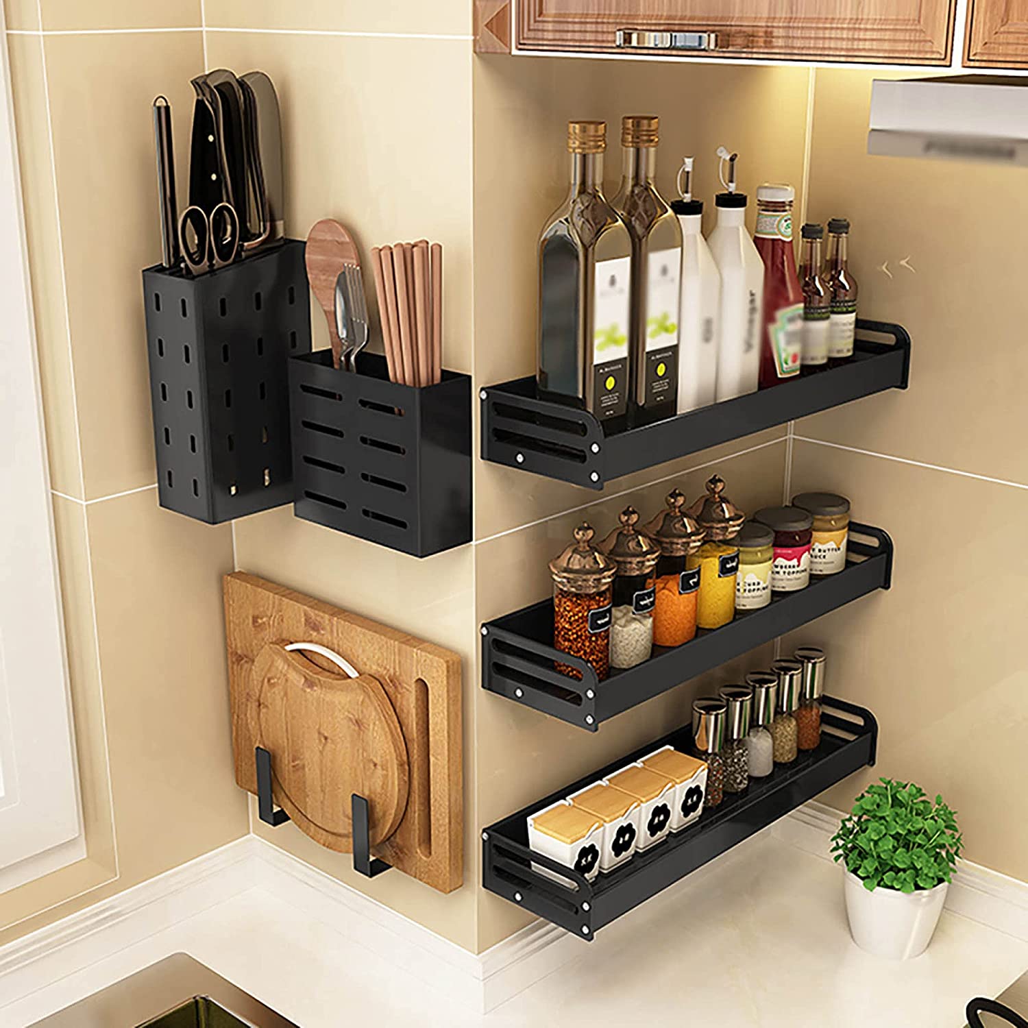 Raft pentru condimente, Otel inoxidabil, 40cm - eMAG.ro