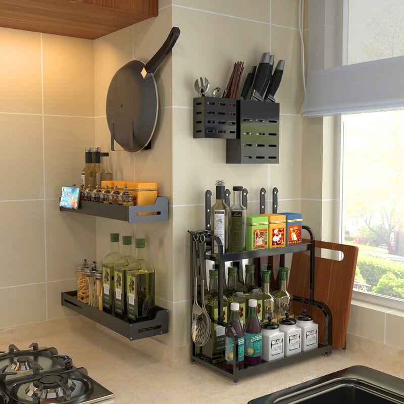 Raft pentru condimente, Otel inoxidabil, 40cm - eMAG.ro