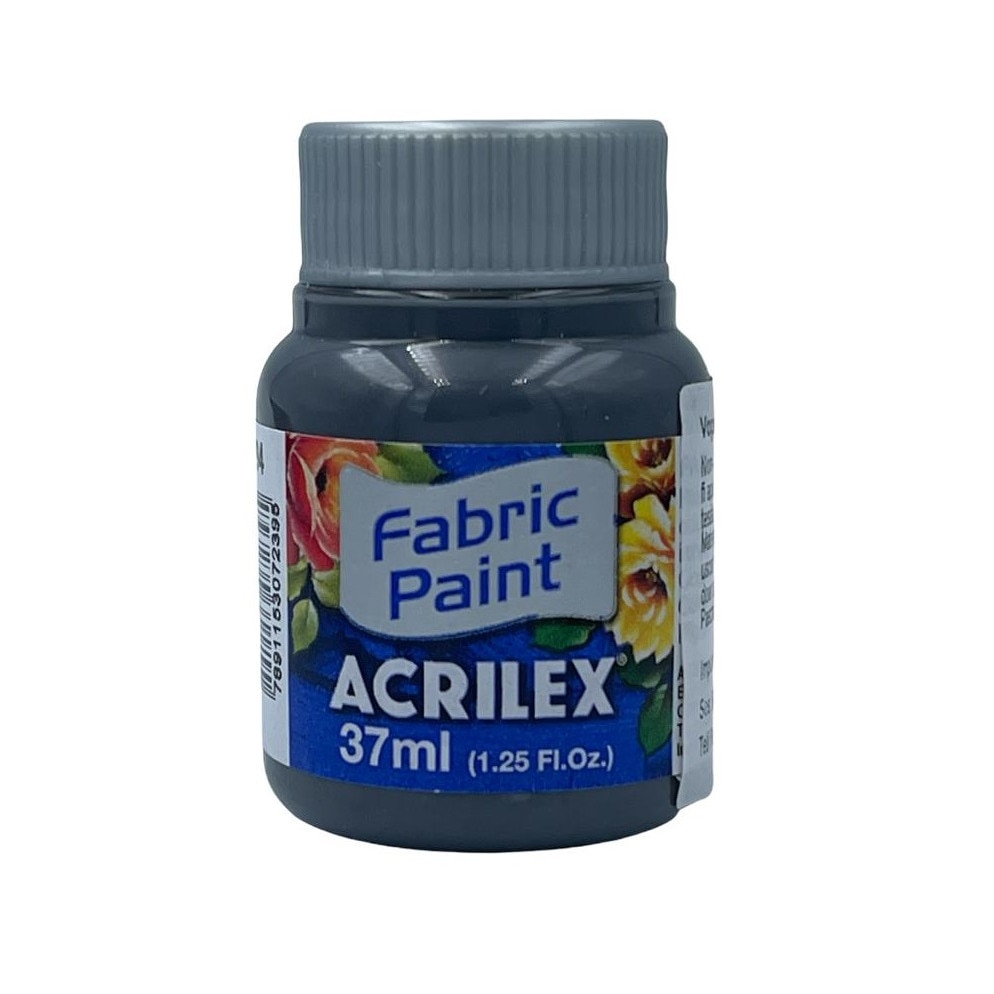 Vopsea textile Acrilex, 37ml, Gri plumb - eMAG.ro