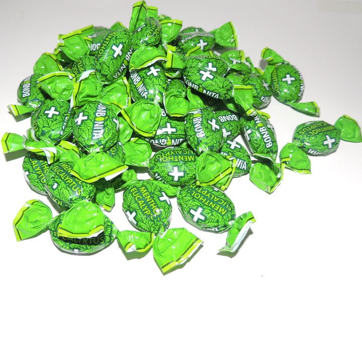 Bomboane cu menta Menthol-Eucalipt, Roshen, 200gr - eMAG.ro