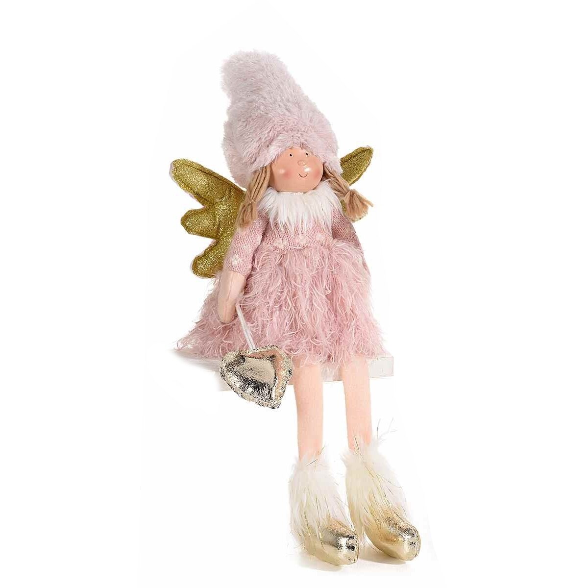 Porcelán Inger Girl figura és rugalmas textil lábak 20x9x31 cm - eMAG.hu