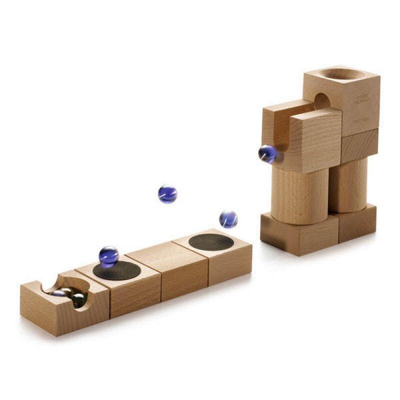 Set cuburi Cuboro Swiss, Cuboro Cugolino Pop, Lemn, 19 piese, 5 cm ...