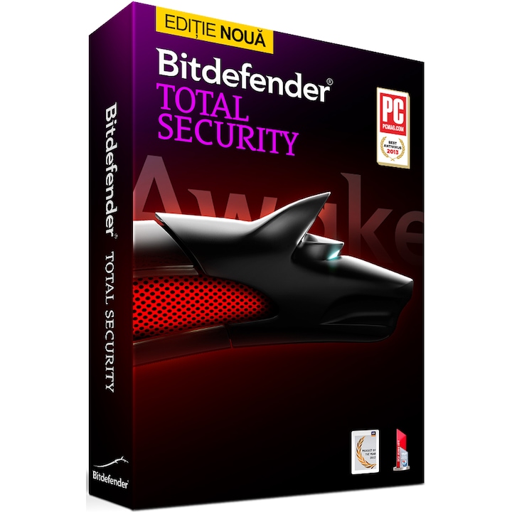 Bitdefender Total Security (versiunea noua), 1 An, 3 Utilizatori ...